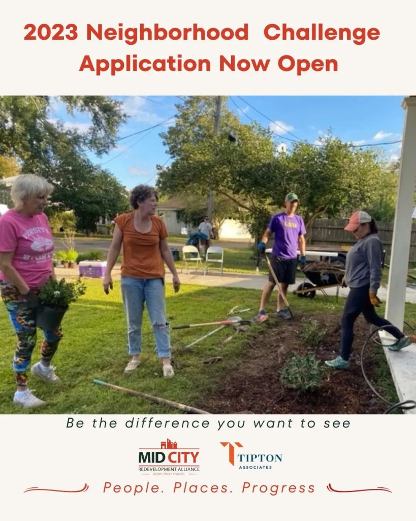 Applications are open for the Mid City Neighborhood Challenge - Tipton ...