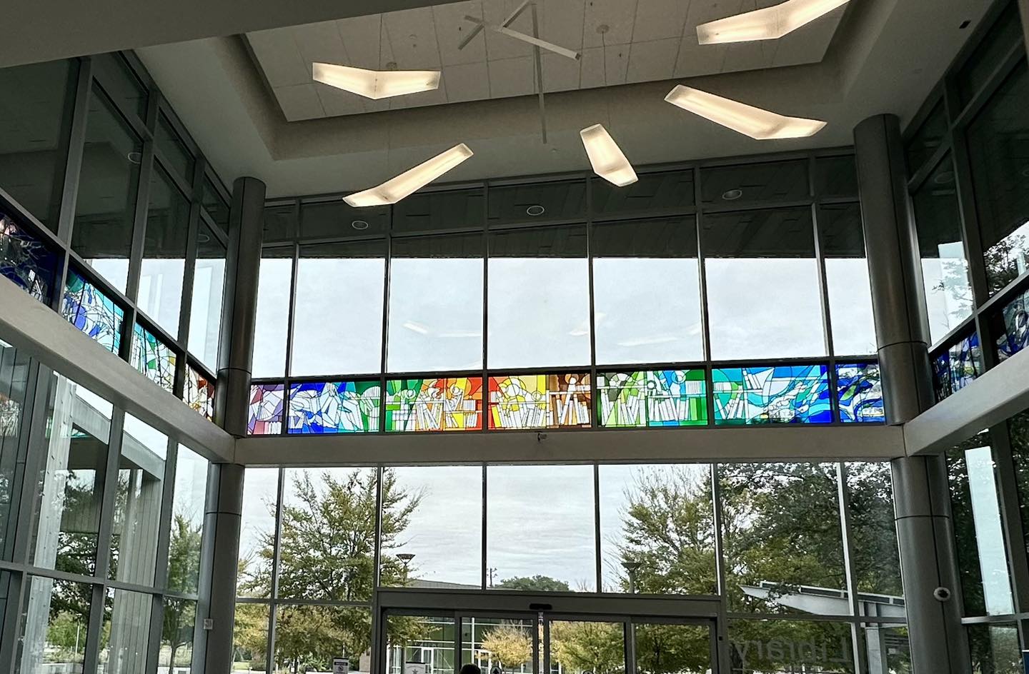 New stained glass installation by artist Stephen Wilson enhances the ...